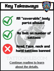 NYPD Tattoo Policy in 2023 (Can NYPD Have Visible Tattoos?)